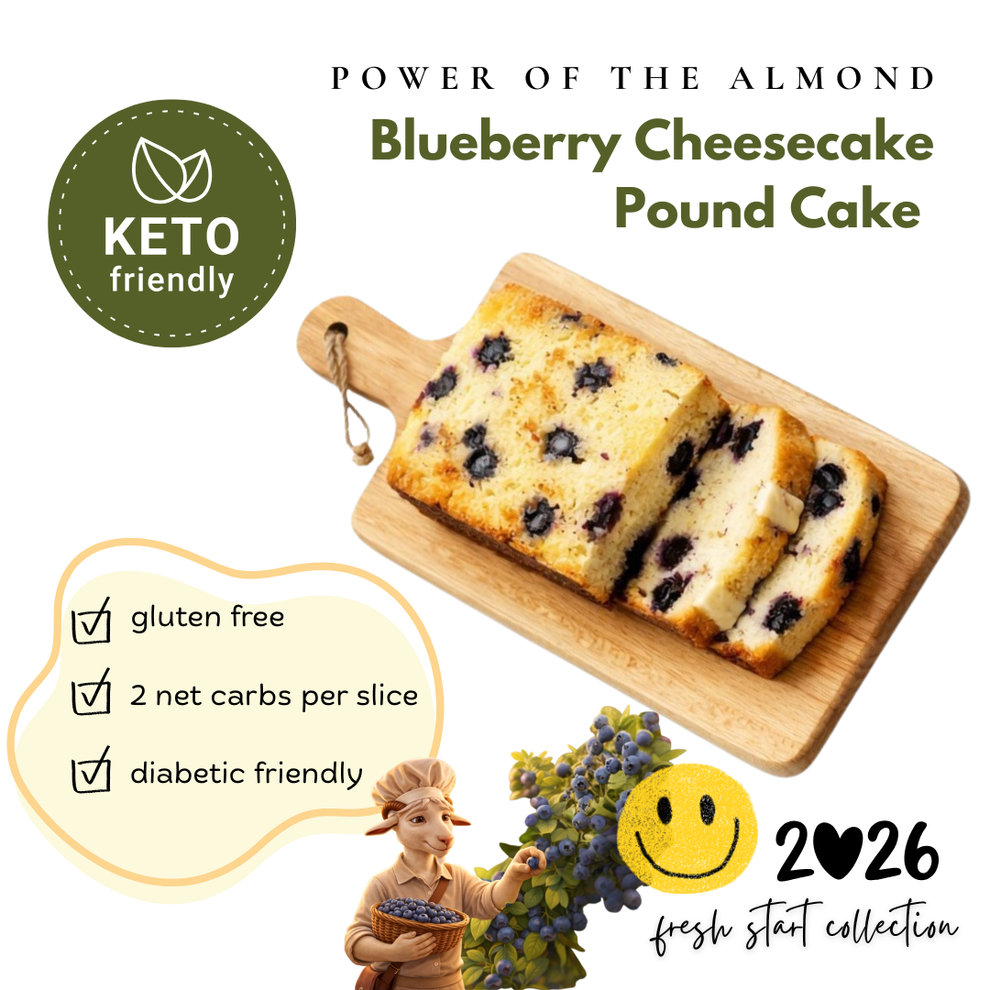 Fresh Start Keto Pound Cake – Power of the Almond